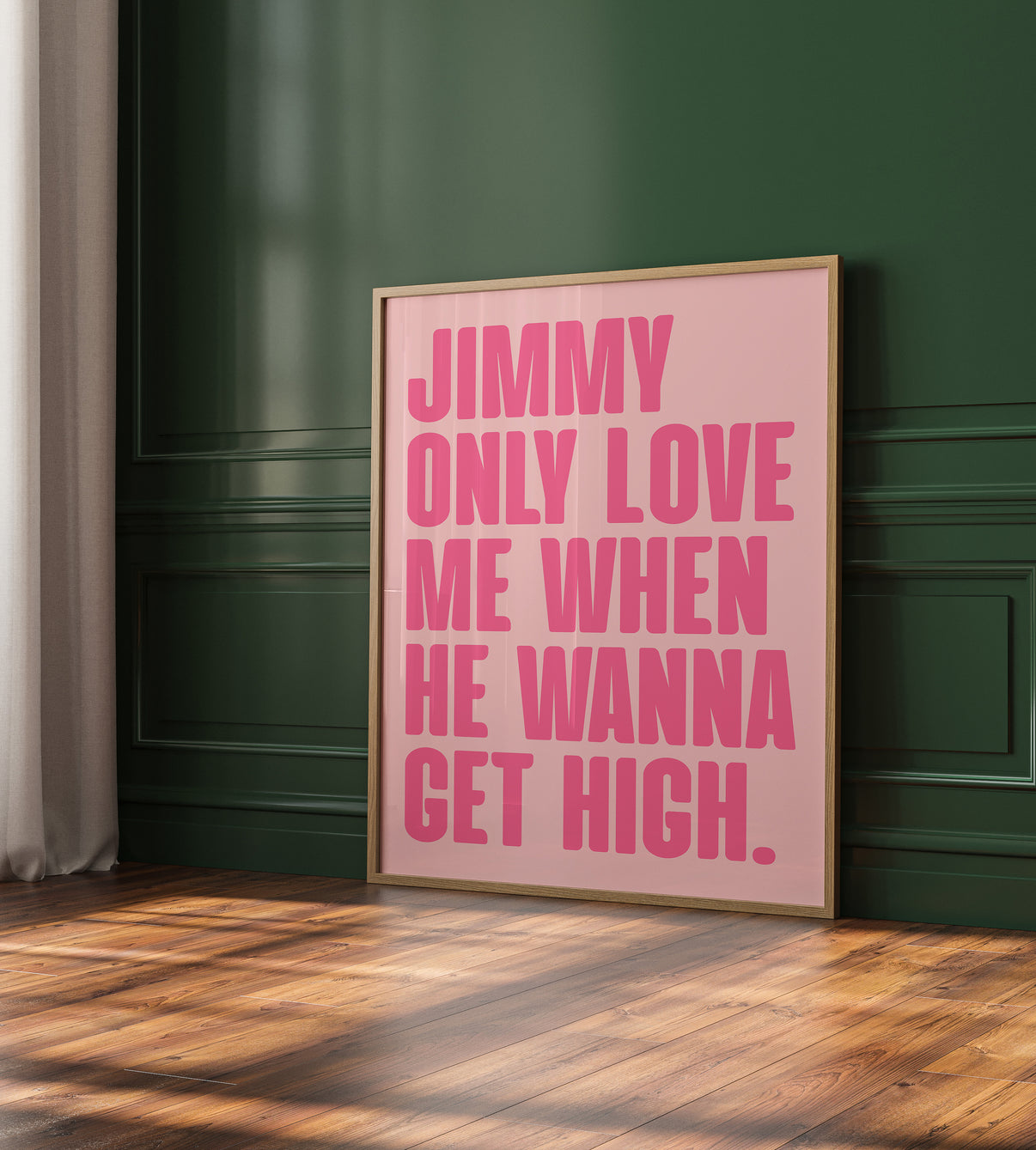 Jimmy Only Love Me Print – Twisted Rebel Designs