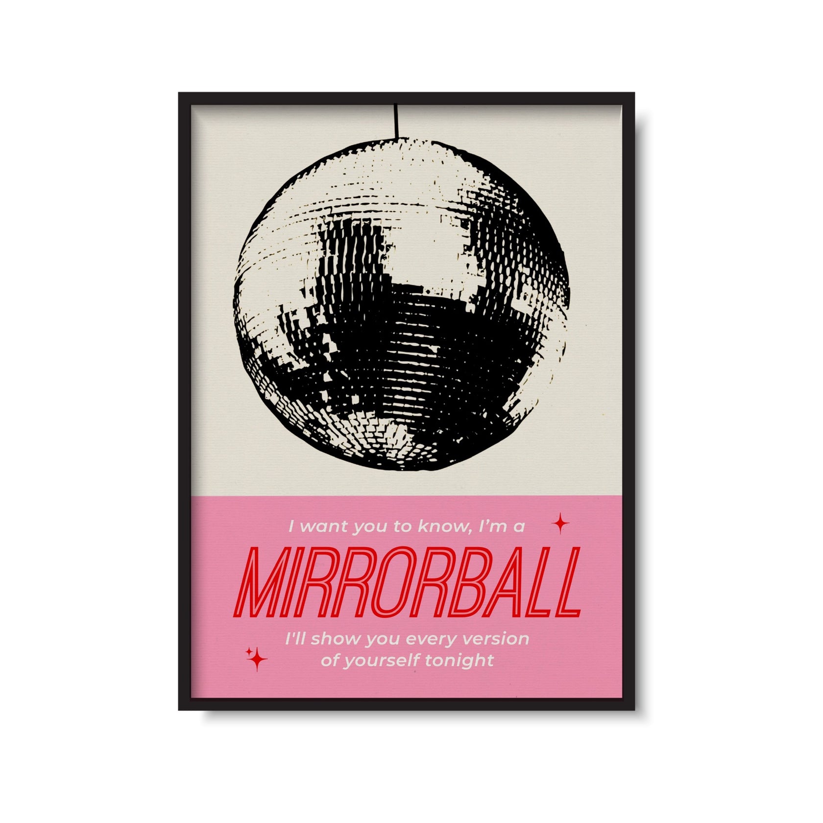 Mirrorball Print – Twisted Rebel Designs