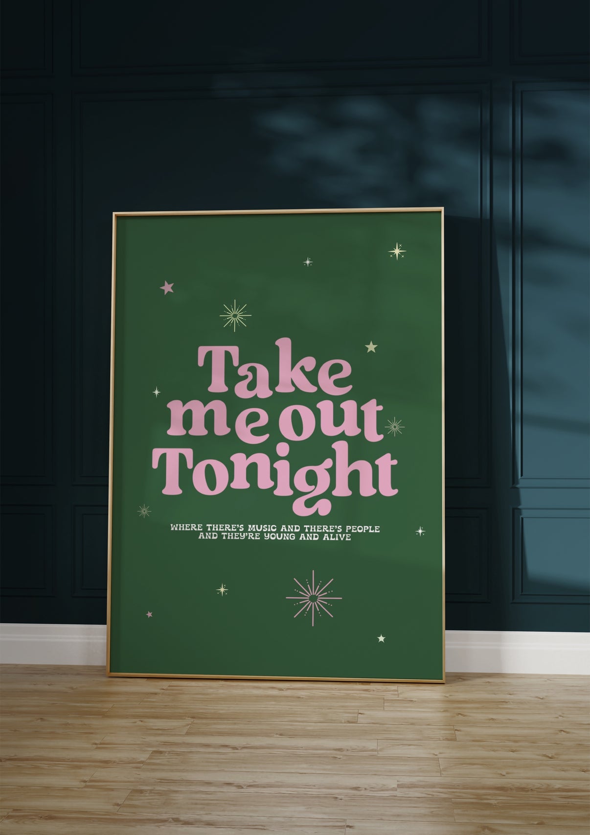 Take Me Out Tonight Print – Twisted Rebel Designs