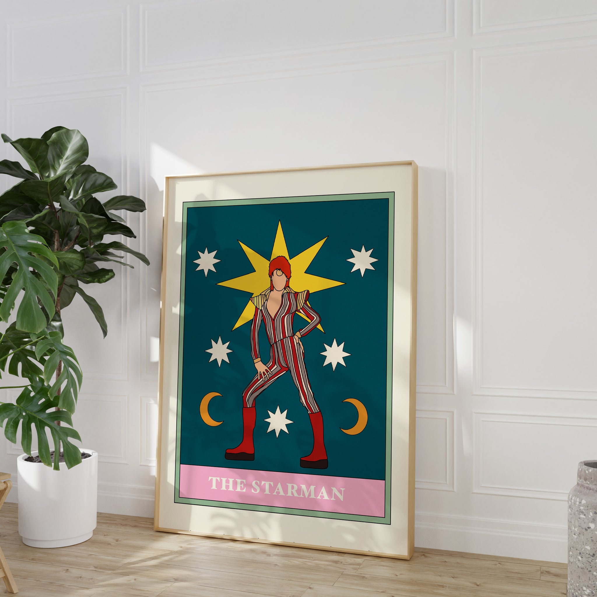 The Starman David Bowie Tarot Card Art Print – Twisted Rebel Designs
